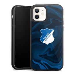 DeinDesign iPhone 12 Handy Gallery Case Handyh&uuml;lle 9H Geh&auml;rtetes Glas R&uuml;ckseite H&uuml;lle Official Licensed Product Jersey Tsg 1899 Hoffenheim Gallery Case