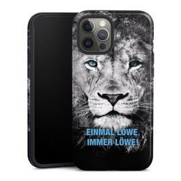 DeinDesign iPhone 12 Pro Max Handy Panzer Handyh&uuml;lle robuste Outdoor H&uuml;lle Schutzh&uuml;lle gl&auml;nzend Official Licensed Product Tsv 1860 M&uuml;nchen Lion Tough Case