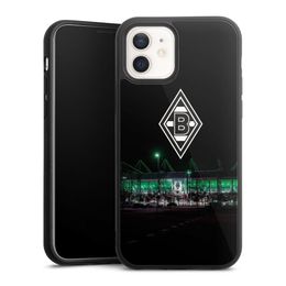 DeinDesign iPhone 12 Handy Gallery Case Handyh&uuml;lle 9H Geh&auml;rtetes Glas R&uuml;ckseite H&uuml;lle Borussia M&ouml;nchengladbach Official Licensed Product Stadium Gallery Case