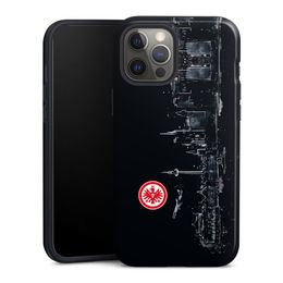 DeinDesign iPhone 12 Pro Max Handy Panzer Handyh&uuml;lle robuste Outdoor H&uuml;lle Schutzh&uuml;lle gl&auml;nzend Skyline Eintracht Frankfurt Sge Tough Case