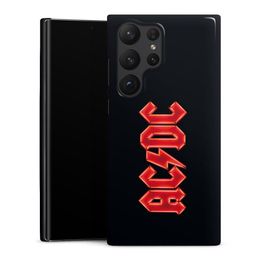 DeinDesign Galaxy S23 Ultra Handy Premium Case Smartphone Handyh&uuml;lle Schutzh&uuml;lle gl&auml;nzend Official Licensed Product Acdc Logo Premium Case
