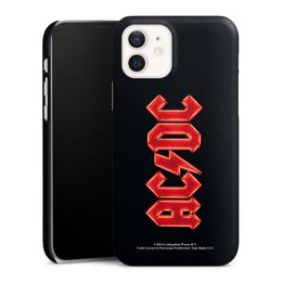 DeinDesign iPhone 12 Handy Premium Case Smartphone Handyh&uuml;lle Schutzh&uuml;lle matt Official Licensed Product Acdc Logo Premium Case
