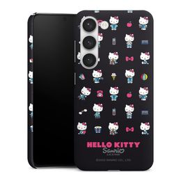DeinDesign Galaxy S23 Handy Premium Case Smartphone Handyh&uuml;lle Schutzh&uuml;lle matt Hello Kitty Merchandise Kindheit Premium Case