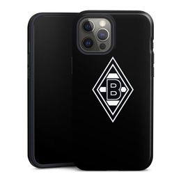 DeinDesign iPhone 12 Pro Max Handy Panzer Handyh&uuml;lle robuste Outdoor H&uuml;lle Schutzh&uuml;lle gl&auml;nzend Borussia M&ouml;nchengladbach Gladbach Coat Of Arms Tough Case