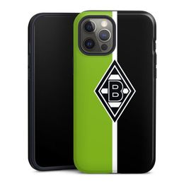 DeinDesign iPhone 12 Pro Max Handy Panzer Handyh&uuml;lle robuste Outdoor H&uuml;lle Schutzh&uuml;lle gl&auml;nzend Borussia M&ouml;nchengladbach Gladbach Bundesliga Tough Case