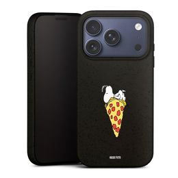 DeinDesign iPhone 17 Pro Handy PLA Handyh&uuml;lle Handyh&uuml;lle aus nachwachsenden Rohstoffen Organic Case Peanuts Pizza Snoopy Organic Case