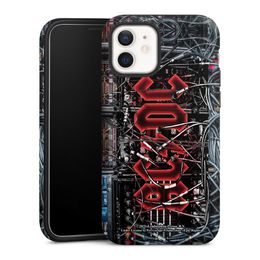 DeinDesign iPhone 12 mini Handy Panzer Handyh&uuml;lle robuste Outdoor H&uuml;lle Schutzh&uuml;lle matt Merchandise Acdc Official Licensed Product Tough Case