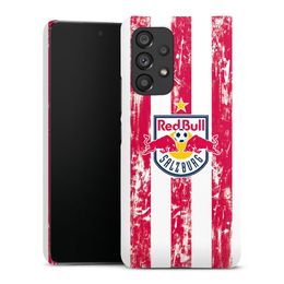 DeinDesign Galaxy A53 5G Handy Premium Case Smartphone Handyh&uuml;lle Schutzh&uuml;lle matt Stripes Fc Red Bull Salzburg Official Licensed Product Premium Case