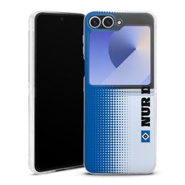 DeinDesign Galaxy Z Flip 6 Handy Hard Case Schutzh&uuml;lle transparent Smartphone Handy H&uuml;lle Logo Transparent Hsv Hard Case