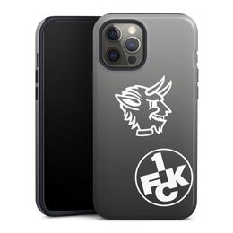 DeinDesign iPhone 12 Pro Max Handy Panzer Handyh&uuml;lle robuste Outdoor H&uuml;lle Schutzh&uuml;lle gl&auml;nzend Logo 1. Fck 1. Fc Kaiserslautern Tough Case