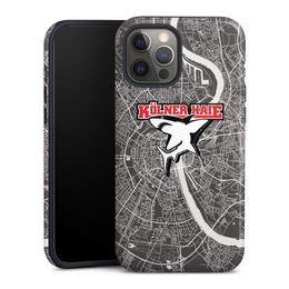 DeinDesign iPhone 12 Pro Max Handy Panzer Handyh&uuml;lle robuste Outdoor H&uuml;lle Schutzh&uuml;lle gl&auml;nzend K&ouml;lner Haie Ice Hockey Official Licensed Product Tough Case