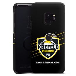 DeinDesign Galaxy S9 Handy Premium Case Smartphone Handyh&uuml;lle Schutzh&uuml;lle matt Sports Krefeld Pinguine Ice Hockey Premium Case