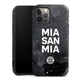 DeinDesign iPhone 12 Pro Max Handy Panzer Handyh&uuml;lle robuste Outdoor H&uuml;lle Schutzh&uuml;lle gl&auml;nzend Mia San Mia Girl Style Fc Bayern M&uuml;nchen Tough Case