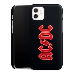 DeinDesign iPhone 12 mini Handy Premium Case Smartphone Handyh&uuml;lle Schutzh&uuml;lle gl&auml;nzend Official Licensed Product Acdc Logo Premium Case