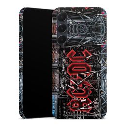 DeinDesign Galaxy A55 5G Handy Premium Case Smartphone Handyh&uuml;lle Schutzh&uuml;lle matt Merchandise Acdc Official Licensed Product Premium Case