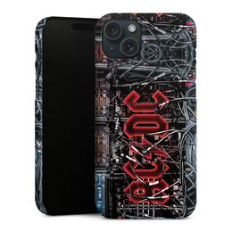 DeinDesign iPhone 15 Plus Handy Premium Case Smartphone Handyh&uuml;lle Schutzh&uuml;lle matt Merchandise Acdc Official Licensed Product Premium Case