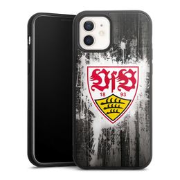 DeinDesign iPhone 12 Handy Gallery Case Handyh&uuml;lle 9H Geh&auml;rtetes Glas R&uuml;ckseite H&uuml;lle Official Licensed Product Vfb Stuttgart Bundesliga Gallery Case