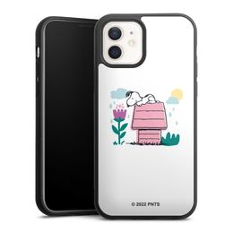 DeinDesign iPhone 12 Handy Gallery Case Handyh&uuml;lle 9H Geh&auml;rtetes Glas R&uuml;ckseite H&uuml;lle Snoopy Dog Official Licensed Product Gallery Case