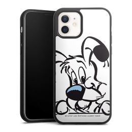 DeinDesign iPhone 12 Handy Gallery Case Handyh&uuml;lle 9H Geh&auml;rtetes Glas R&uuml;ckseite H&uuml;lle Idefix Official Licensed Product Comic Gallery Case