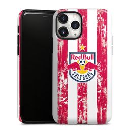 DeinDesign iPhone 11 Pro Handy Panzer Handyh&uuml;lle robuste Outdoor H&uuml;lle Schutzh&uuml;lle gl&auml;nzend Stripes Fc Red Bull Salzburg Official Licensed Product Tough Case
