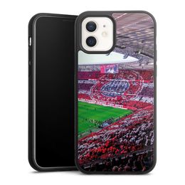 DeinDesign iPhone 12 Handy Gallery Case Handyh&uuml;lle 9H Geh&auml;rtetes Glas R&uuml;ckseite H&uuml;lle Stadium Fc Bayern M&uuml;nchen Fcb Gallery Case