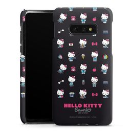 DeinDesign Galaxy S10e Handy Premium Case Smartphone Handyh&uuml;lle Schutzh&uuml;lle matt Kindheit Merchandise Hello Kitty Premium Case