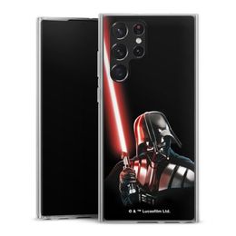 DeinDesign Galaxy S22 Ultra Handy Silikon H&uuml;lle Case transparent Handyh&uuml;lle Merchandise Darth Vader Star Wars Silikon Case