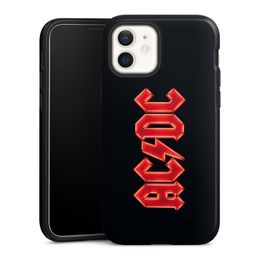 DeinDesign iPhone 12 mini Handy Panzer Handyh&uuml;lle robuste Outdoor H&uuml;lle Schutzh&uuml;lle gl&auml;nzend Official Licensed Product Acdc Logo Tough Case