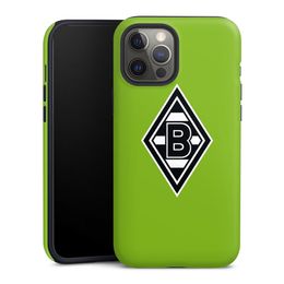 DeinDesign iPhone 12 Pro Handy Panzer Handyh&uuml;lle robuste Outdoor H&uuml;lle Schutzh&uuml;lle matt Borussia M&ouml;nchengladbach Soccer Gladbach Tough Case
