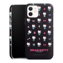 DeinDesign iPhone 12 Handy Premium Case Smartphone Handyh&uuml;lle Schutzh&uuml;lle matt Kindheit Merchandise Hello Kitty Premium Case