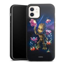 DeinDesign iPhone 12 Handy Gallery Case Handyh&uuml;lle 9H Geh&auml;rtetes Glas R&uuml;ckseite H&uuml;lle Baby Groot Marvel Guardians Of The Galaxy Gallery Case