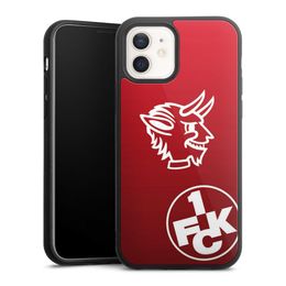 DeinDesign iPhone 12 Handy Gallery Case Handyh&uuml;lle 9H Geh&auml;rtetes Glas R&uuml;ckseite H&uuml;lle 1. Fc Kaiserslautern Official Licensed Product Devil Gallery Case