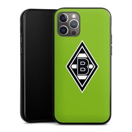 DeinDesign iPhone 12 Pro Handy Silikon H&uuml;lle Case schwarz Handyh&uuml;lle Borussia M&ouml;nchengladbach Soccer Gladbach