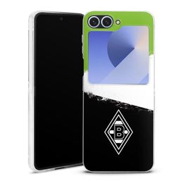 DeinDesign Galaxy Z Flip 6 Handy Hard Case Schutzh&uuml;lle transparent Smartphone Handy H&uuml;lle Bmg Official Licensed Product Borussia M&ouml;nchengladbach Hard Case