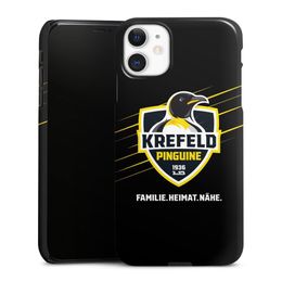 DeinDesign iPhone 11 Handy Premium Case Smartphone Handyh&uuml;lle Schutzh&uuml;lle gl&auml;nzend Sports Krefeld Pinguine Ice Hockey Premium Case