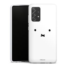 DeinDesign Galaxy A52s 5G Handy Silikon H&uuml;lle Case wei&szlig; Handyh&uuml;lle Miffy Rabbit Dick Bruna Silikon Case