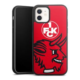 DeinDesign iPhone 12 Handy Gallery Case Handyh&uuml;lle 9H Geh&auml;rtetes Glas R&uuml;ckseite H&uuml;lle Devil 1. Fc Kaiserslautern 1. Fck Gallery Case