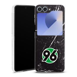 DeinDesign Galaxy Z Flip 7 FE Handy Hard Case Schutzh&uuml;lle transparent Smartphone Handy H&uuml;lle H96 Hannover 96 Coat Of Arms Hard Case