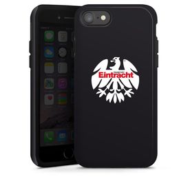 DeinDesign iPhone SE (2020) Handy Panzer Handyh&uuml;lle robuste Outdoor H&uuml;lle Schutzh&uuml;lle gl&auml;nzend Logo Retro Eagle Tough Case