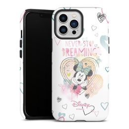 DeinDesign iPhone 13 Pro Max Handy Panzer Handyh&uuml;lle robuste Outdoor H&uuml;lle Schutzh&uuml;lle gl&auml;nzend Official Licensed Product Minnie Mouse Disney Tough Case