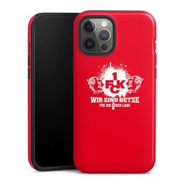 DeinDesign iPhone 12 Pro Max Handy Panzer Handyh&uuml;lle robuste Outdoor H&uuml;lle Schutzh&uuml;lle gl&auml;nzend Spruch 1. Fc Kaiserslautern Official Licensed Product Tough Case