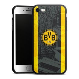DeinDesign iPhone SE (2020) Handy Premium Silikon H&uuml;lle Handyh&uuml;lle schwarz Case Bvb Stadium Borussia Dortmund Silikon Premium Case