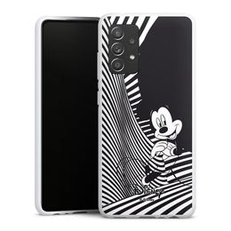 DeinDesign Galaxy A52s 5G Handy Silikon H&uuml;lle Case wei&szlig; Handyh&uuml;lle Official Licensed Product Mickey Mouse Disney Silikon Case