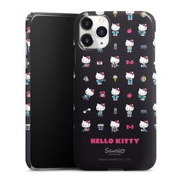 DeinDesign iPhone 11 Pro Max Handy Premium Case Smartphone Handyh&uuml;lle Schutzh&uuml;lle gl&auml;nzend Kindheit Merchandise Hello Kitty Premium Case