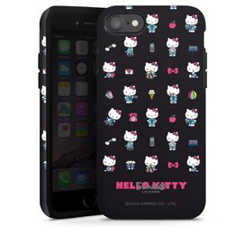 DeinDesign iPhone SE (2020) Handy Panzer Handyh&uuml;lle robuste Outdoor H&uuml;lle Schutzh&uuml;lle matt Merchandise Kindheit Hello Kitty Tough Case