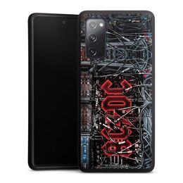 DeinDesign Galaxy S20 FE 5G Handy Premium Silikon H&uuml;lle Handyh&uuml;lle schwarz Case Merchandise Acdc Official Licensed Product Silikon Premium Case