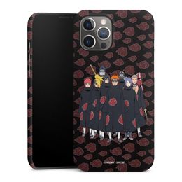 DeinDesign iPhone 12 Pro Max Handy Premium Case Smartphone Handyh&uuml;lle Schutzh&uuml;lle matt Akatsuki Naruto Shippuden Official Licensed Product Premium Case