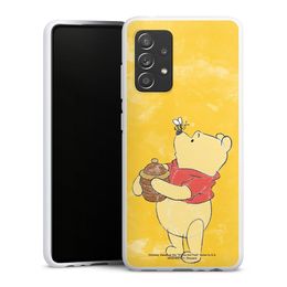 DeinDesign Galaxy A52s 5G Handy Silikon H&uuml;lle Case wei&szlig; Handyh&uuml;lle Official Licensed Product Winnie The Pooh Disney Silikon Case
