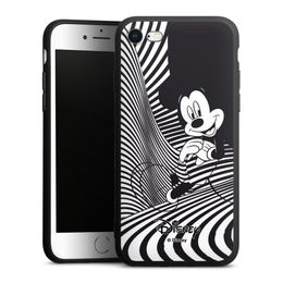DeinDesign iPhone SE (2020) Handy Premium Silikon H&uuml;lle Handyh&uuml;lle schwarz Case Disney Mickey Mouse Official Licensed Product Silikon Premium Case