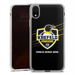 DeinDesign iPhone Xr Handy Silikon H&uuml;lle Case transparent Handyh&uuml;lle Sports Krefeld Pinguine Ice Hockey Silikon Case